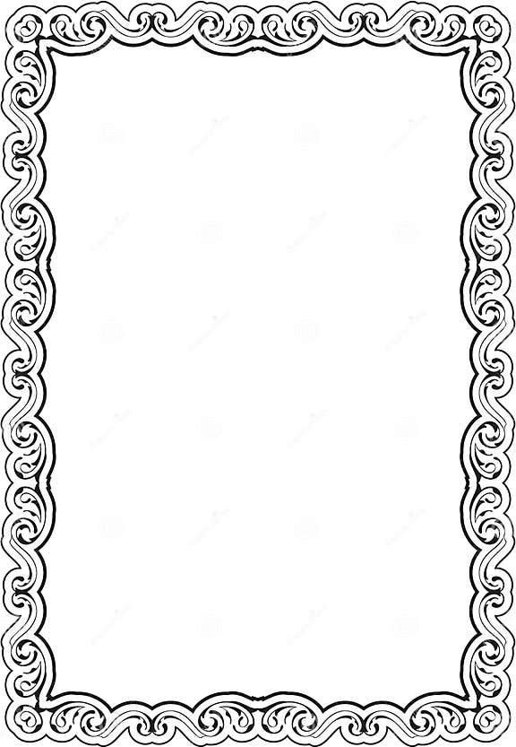 Gotisk fin ram vektor illustrationer. Illustration av antikviteten ...