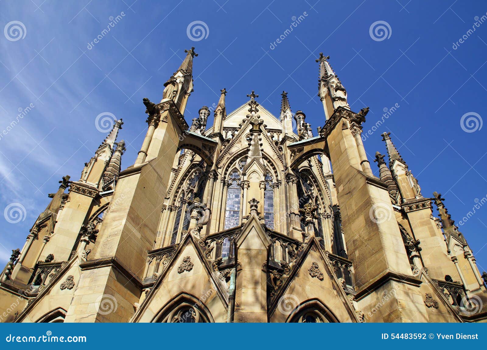 Gotisk kyrklig detalj arkivfoto. Bild av service, nittonde - 54483592