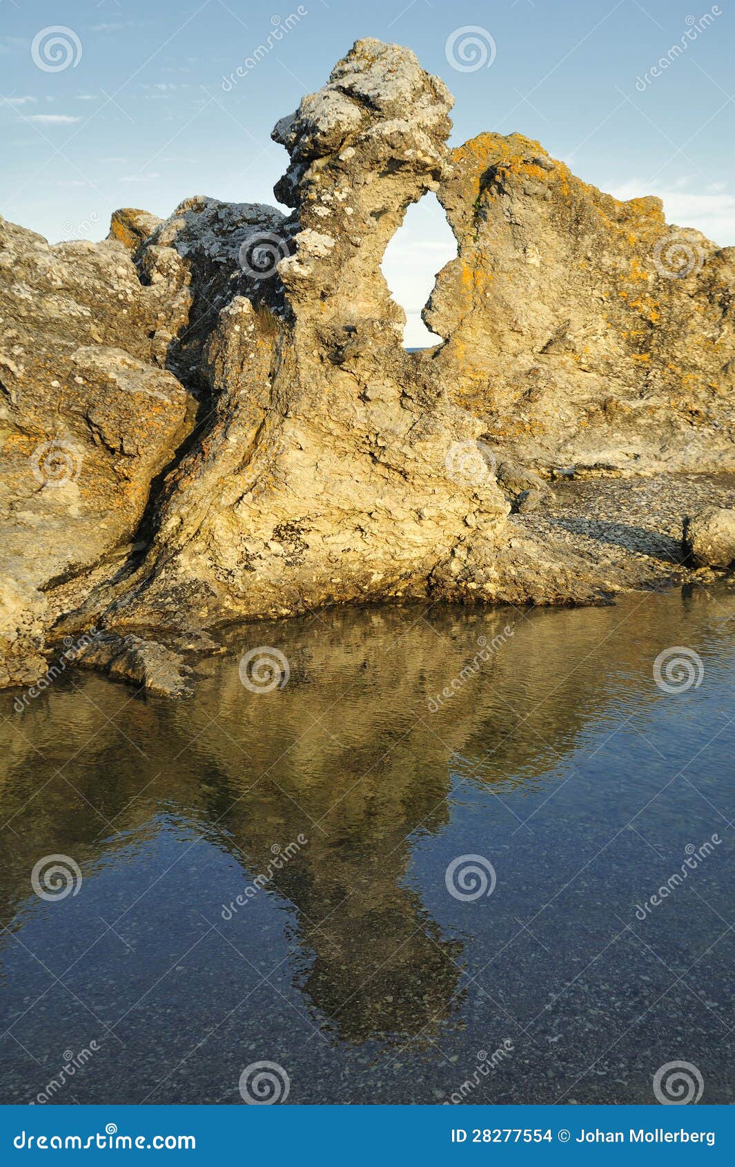 Gotland stock photo. Image of rock, gotland, beach, water - 28277554