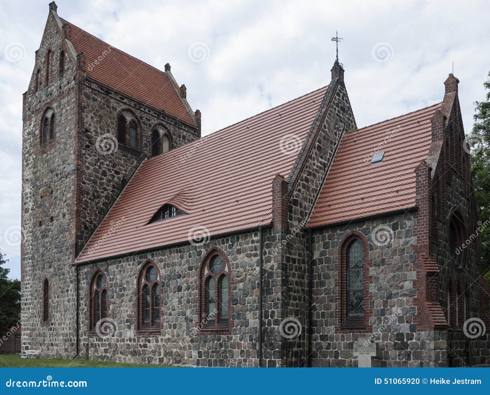 Gottberg-Kirche mt Chor стоковое фото. изображение насчитывающей камень ...