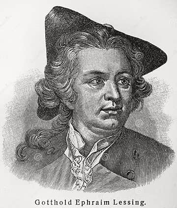 Gotthold Ephraim Lessing editorial stock image. Image of enlightenment ...