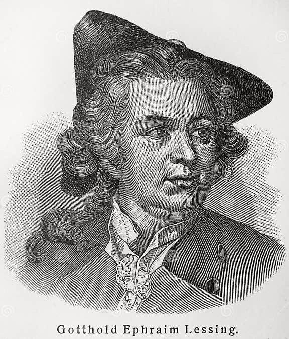 Gotthold Ephraim Lessing editorial stock image. Image of enlightenment ...