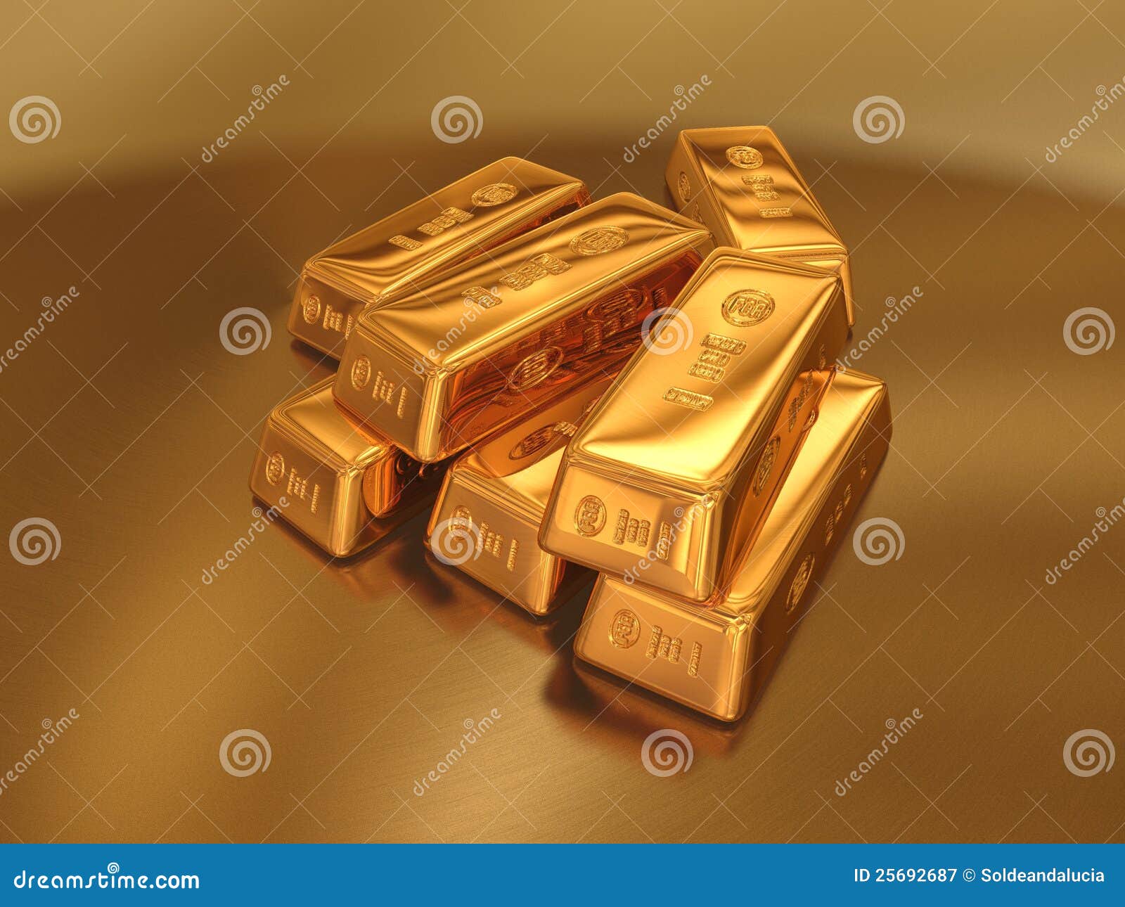 Goud stock illustratie. Illustration of goud, geld, zuiger - 25692687