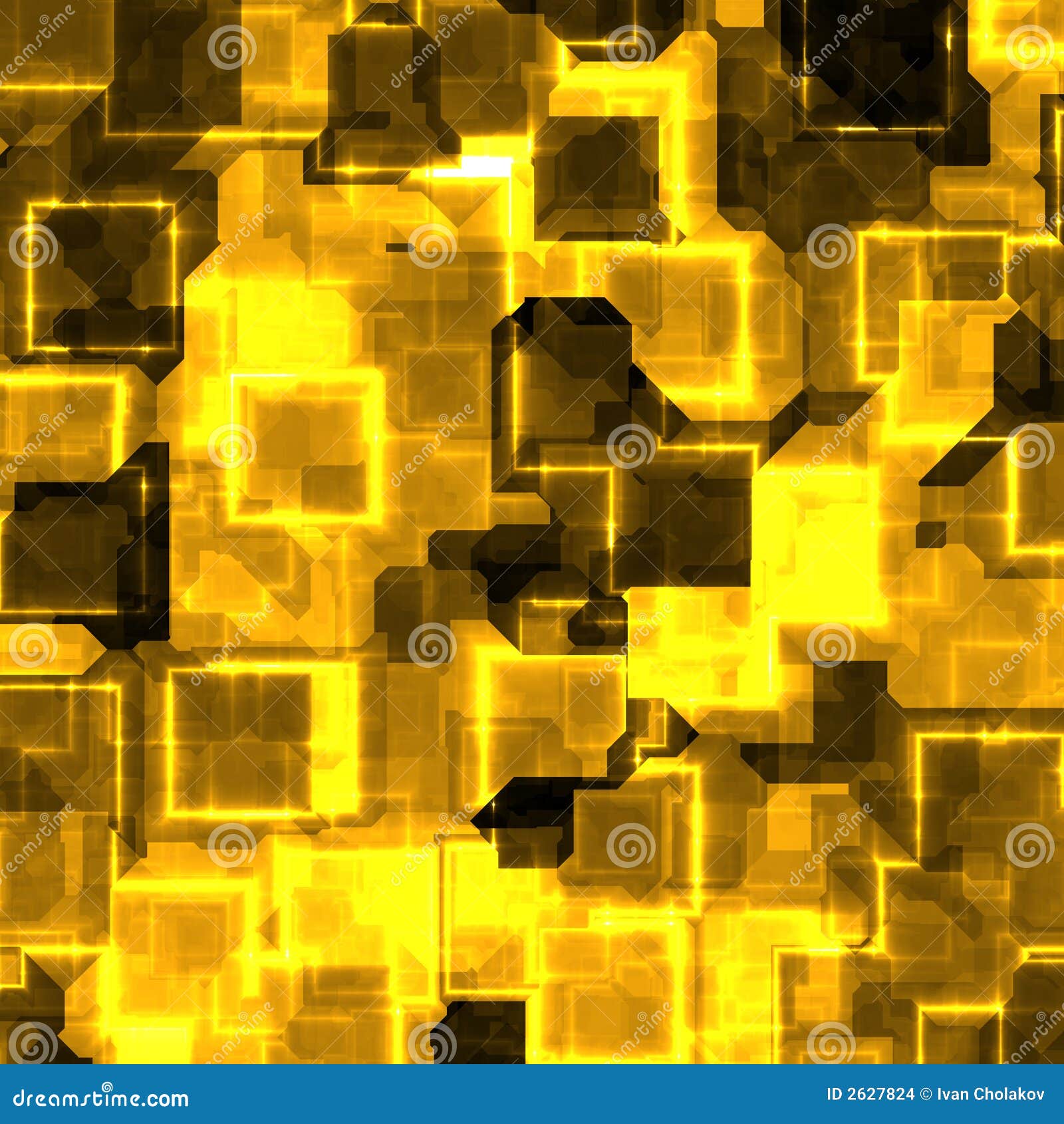 Goud gekleurde rots stock illustratie. Illustration of kristal - 2627824