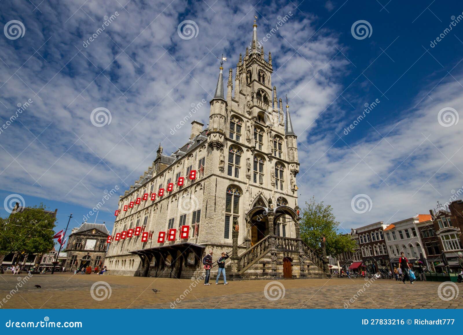 Gouda editorial photo. Image of netherlands, europe, facade - 27833216
