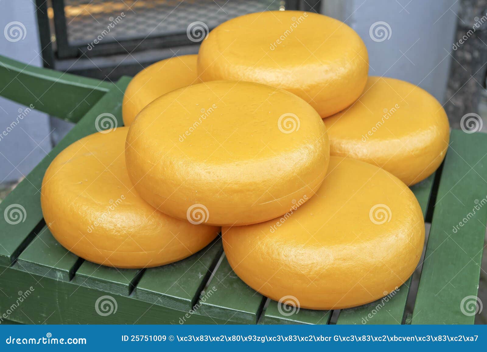 Gouda Cheeses stock image. Image of circle, netherlands - 25751009