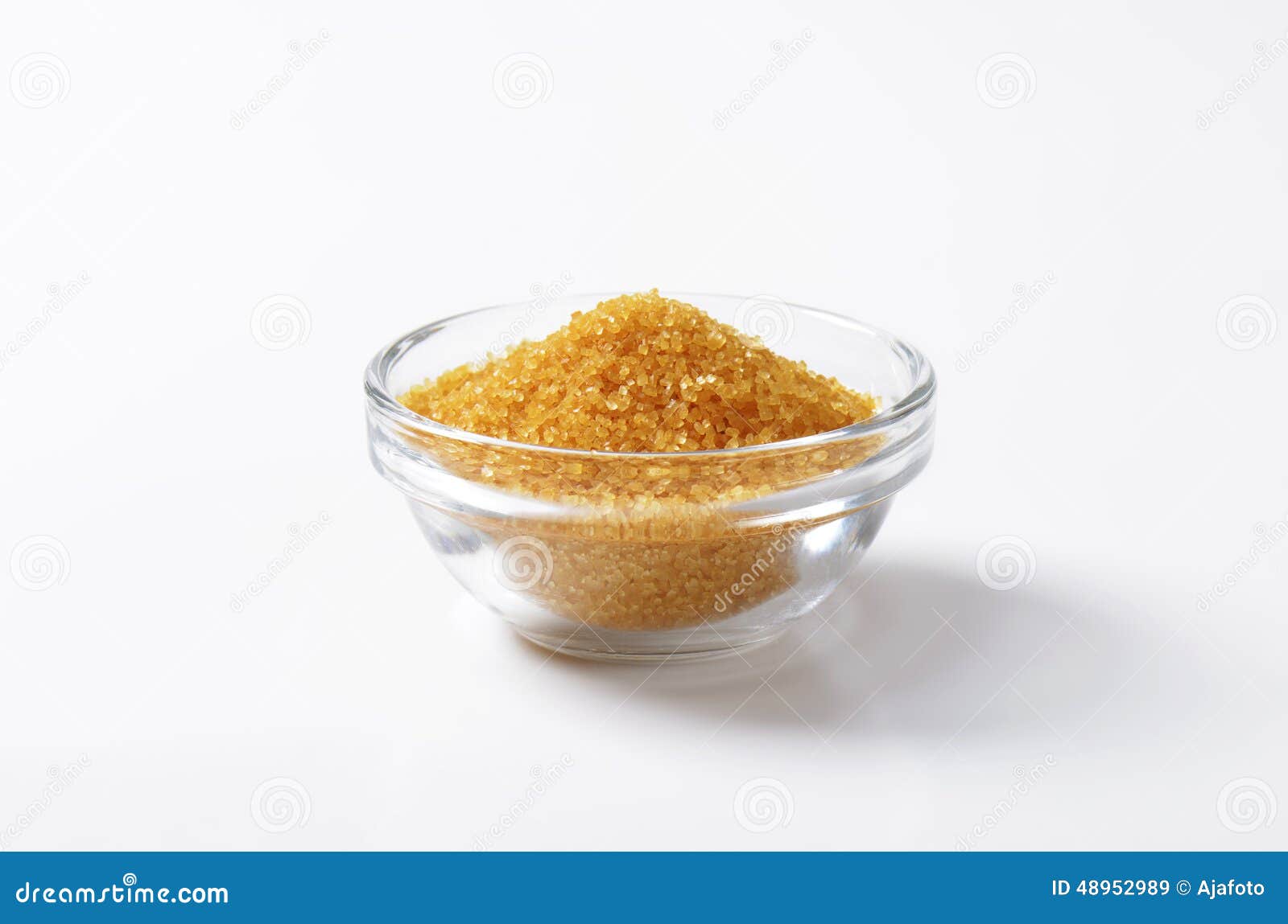 Gouden Bruine Ruwe Rietsuiker Stock Afbeelding - Image of zoetmiddel ...