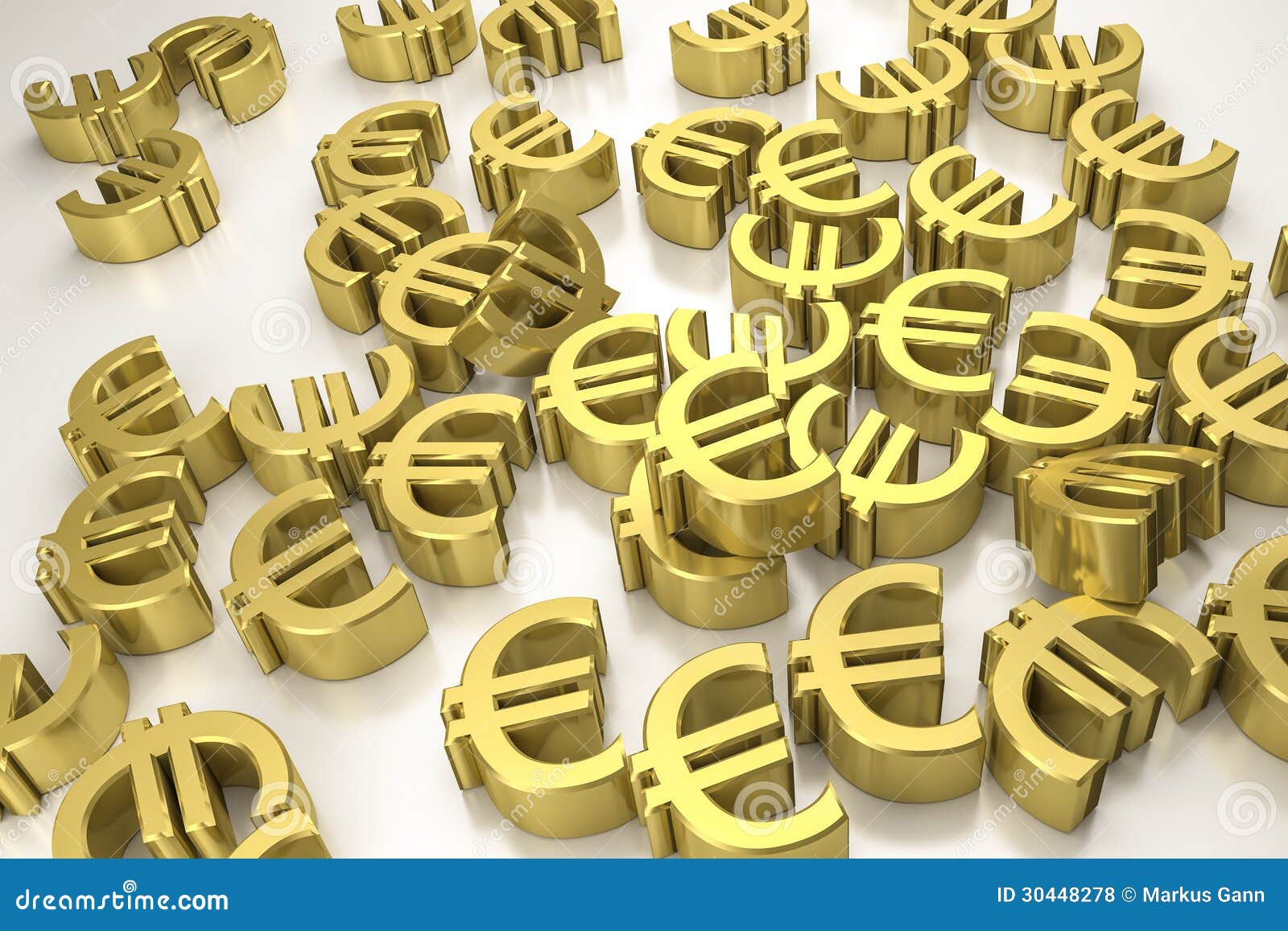 Gouden euro tekens stock illustratie. Illustration of bank - 30448278