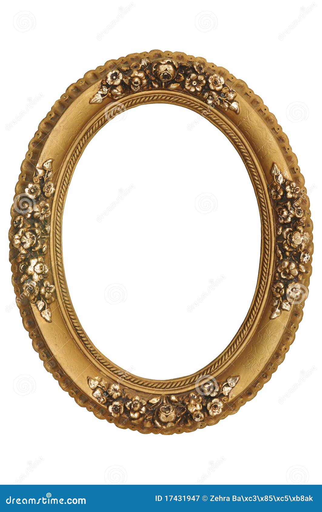 Gouden Frame stock afbeelding. Image of daling, klassiek - 17431947