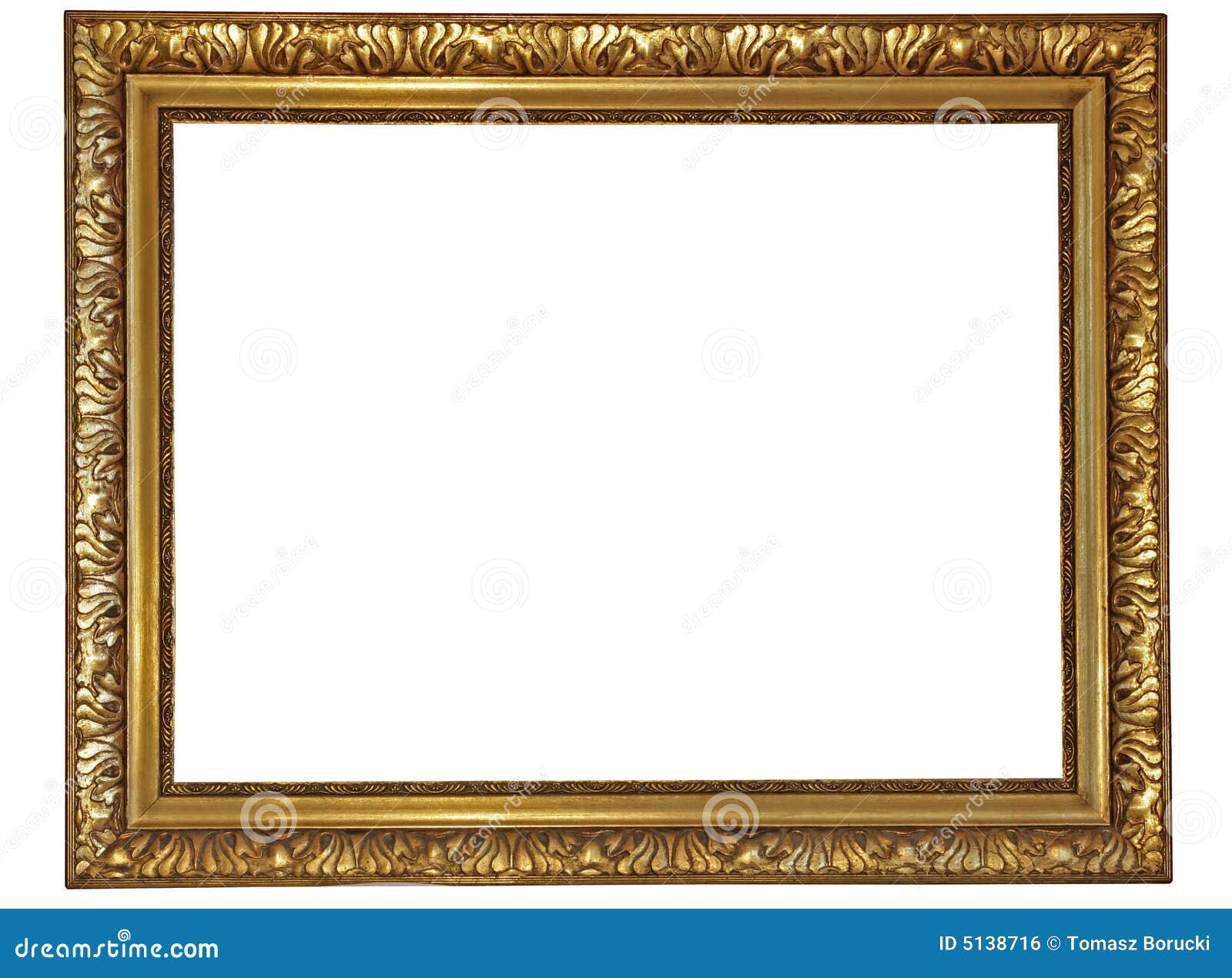 Gouden frame stock foto. Image of decoratie, verguld, mooi - 5138716