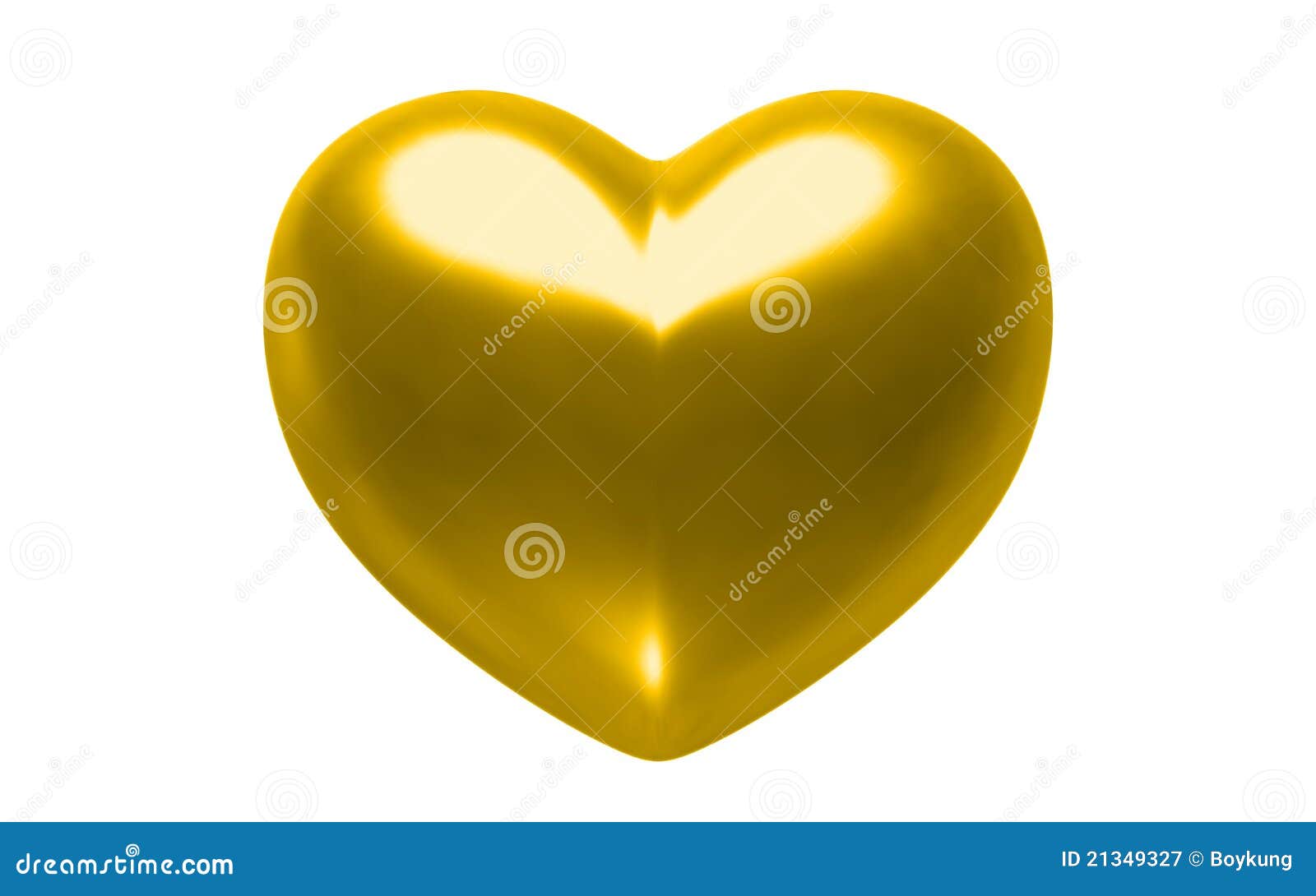 Gouden hart stock illustratie. Illustration of decoratief - 21349327