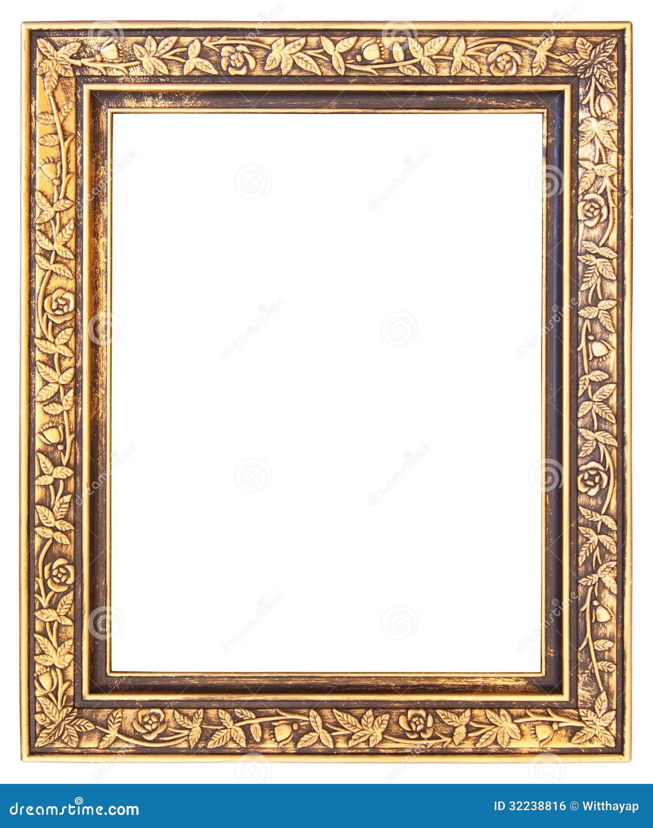 Gouden kader stock foto. Image of spatie, rand, binnenlands - 32238816