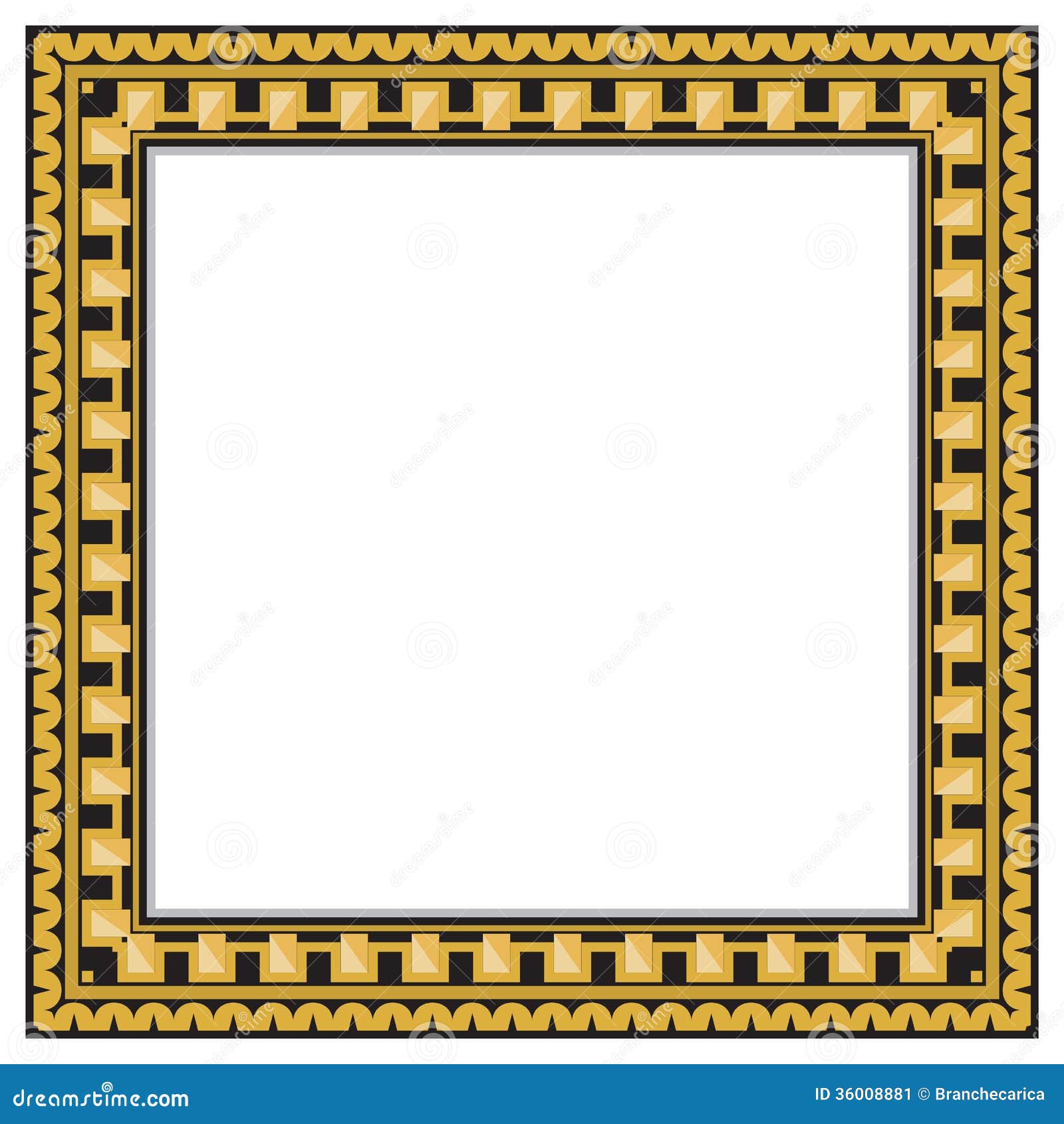 Gouden kader vector illustratie. Illustration of kader - 36008881