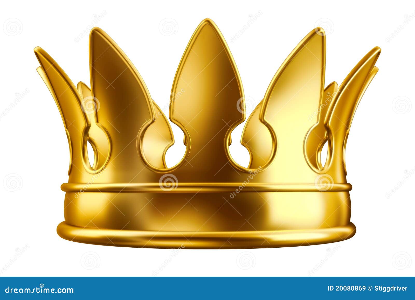 Gouden Kroon Royalty-vrije Stock Afbeeldingen - Afbeelding: 20080869