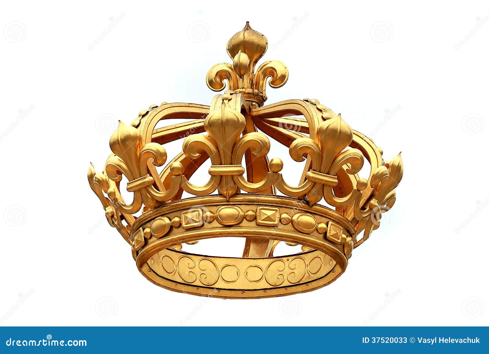 Gouden kroon stock afbeelding. Image of goud, verwijzing - 37520033