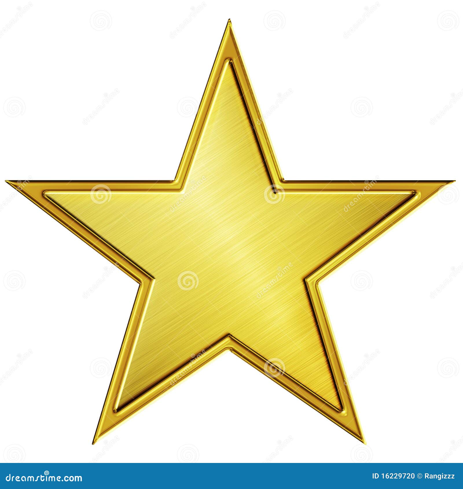 Gouden ster stock illustratie. Afbeelding bestaande uit ornament - 16229720