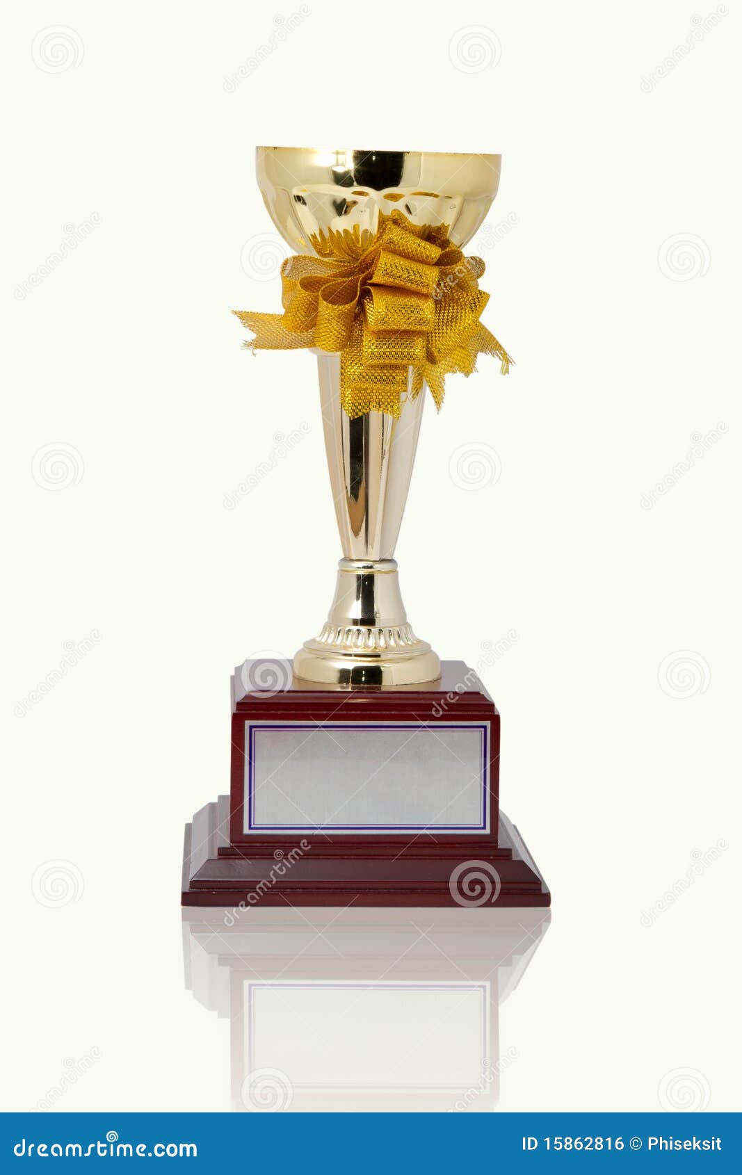 Gouden trofee stock foto. Image of goud, vier, achtergrond - 15862816