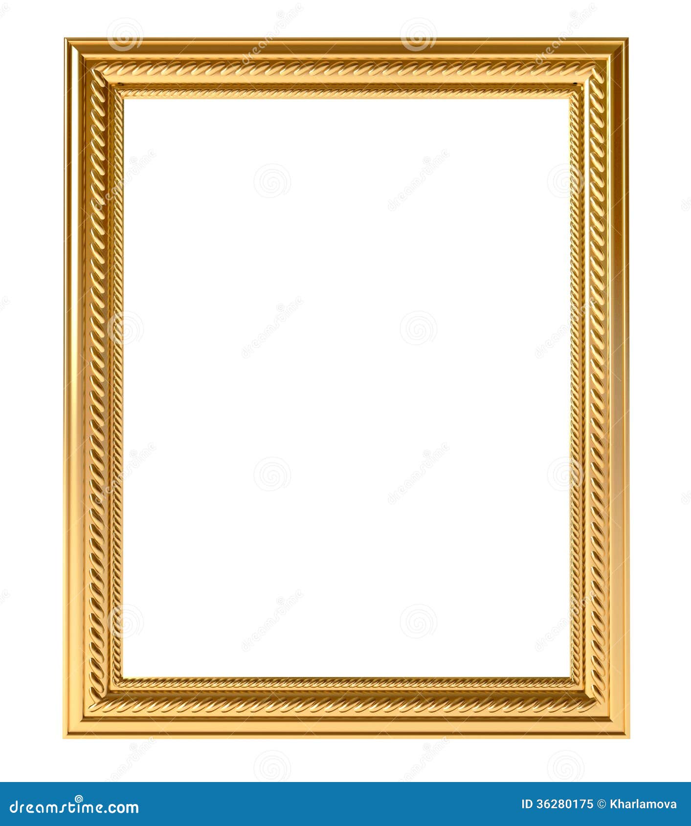 Gouden uitstekend kader stock illustratie. Illustration of gesneden ...