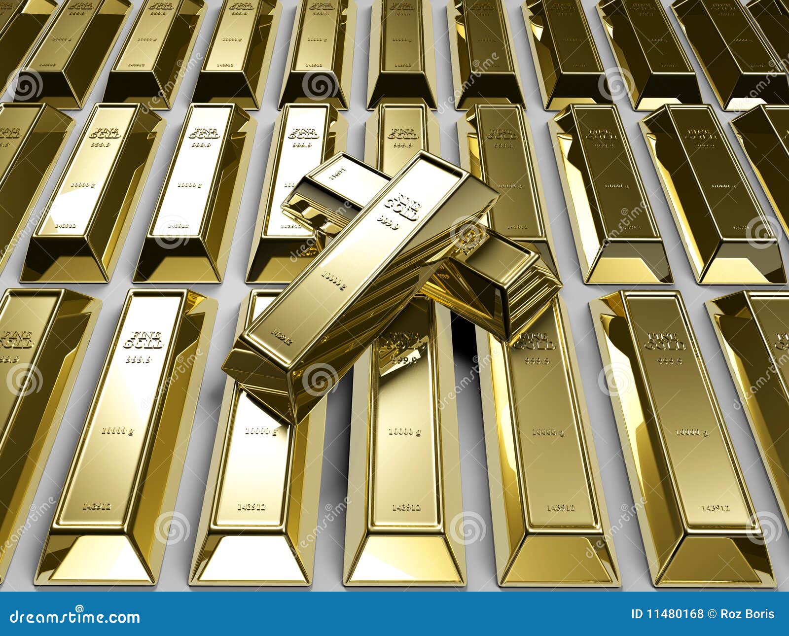 Goudstaven stock illustratie. Illustration of gouden - 11480168