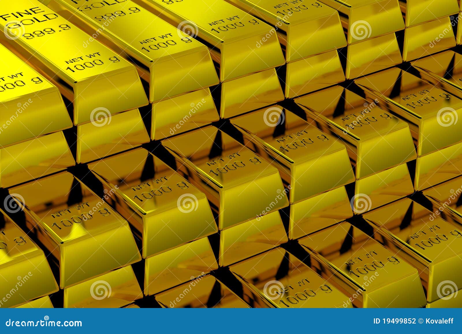 Goudstaven stock illustratie. Illustration of geïsoleerd - 19499852