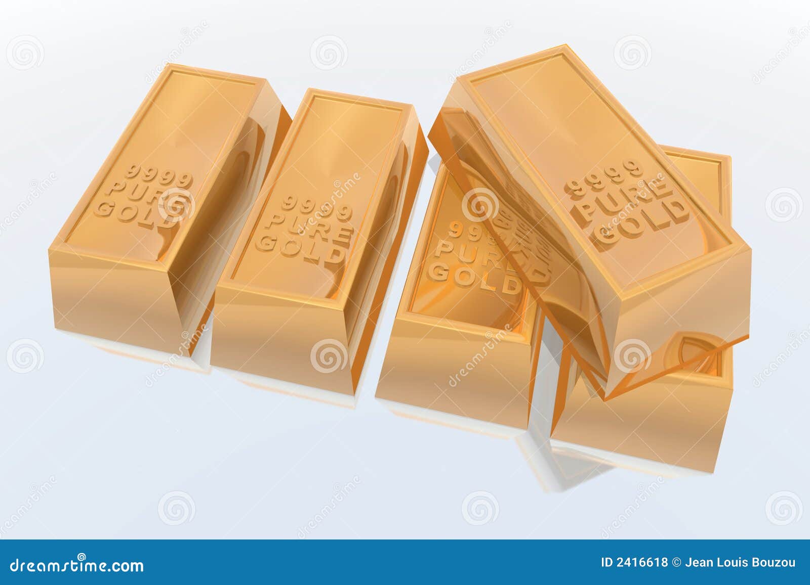 Goudstaven stock illustratie. Illustration of staven, goud - 2416618