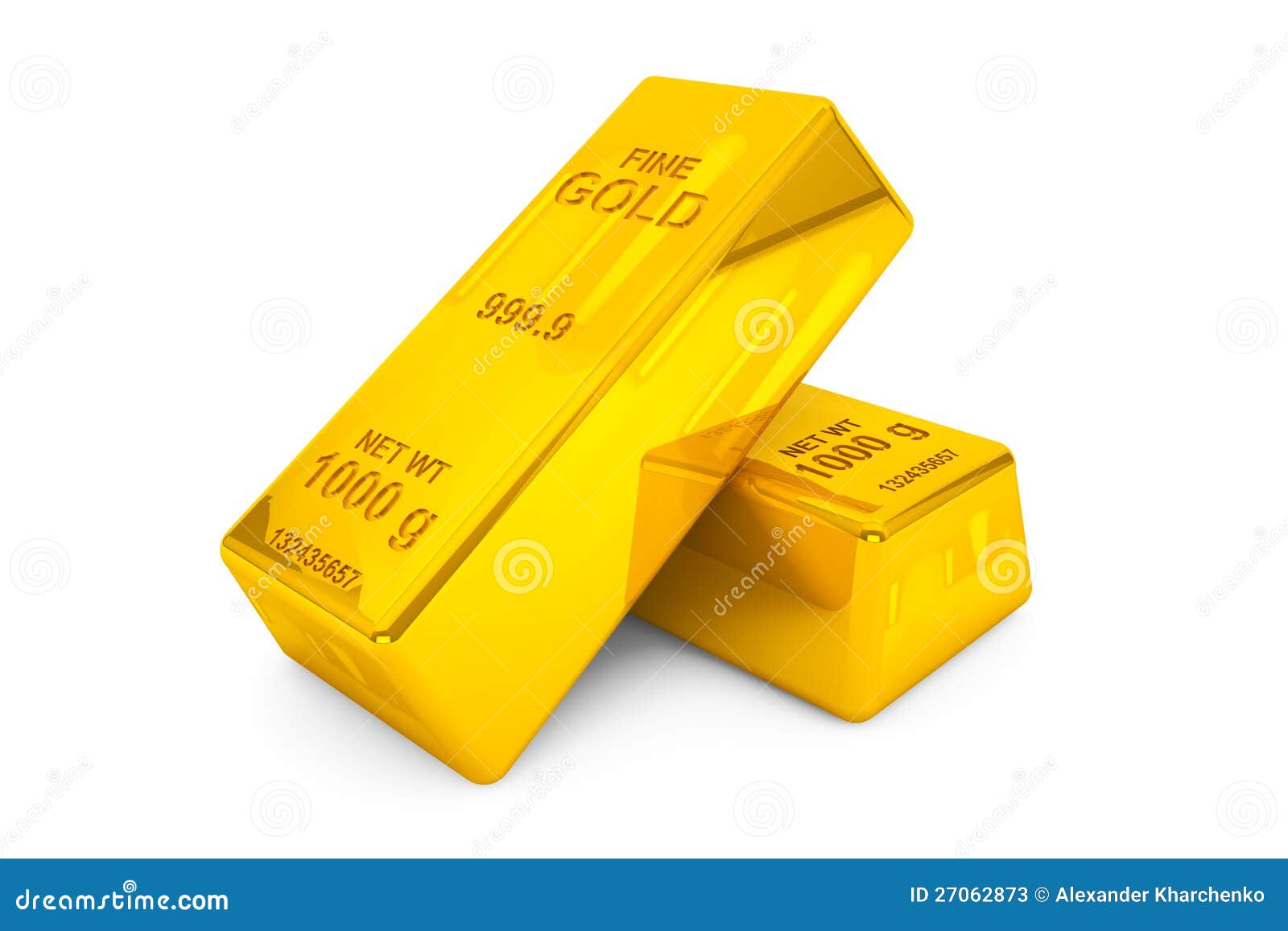 Goudstaven stock illustratie. Illustration of investering - 27062873