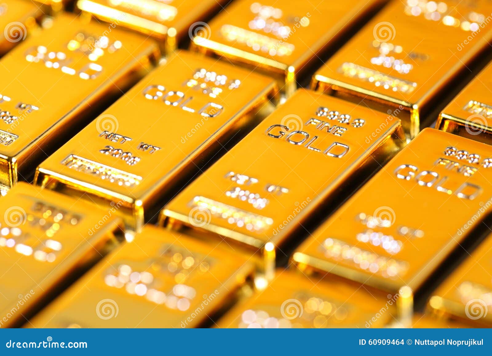 Goudstaven en Financieel stock foto. Image of geluk, fortuin - 60909464