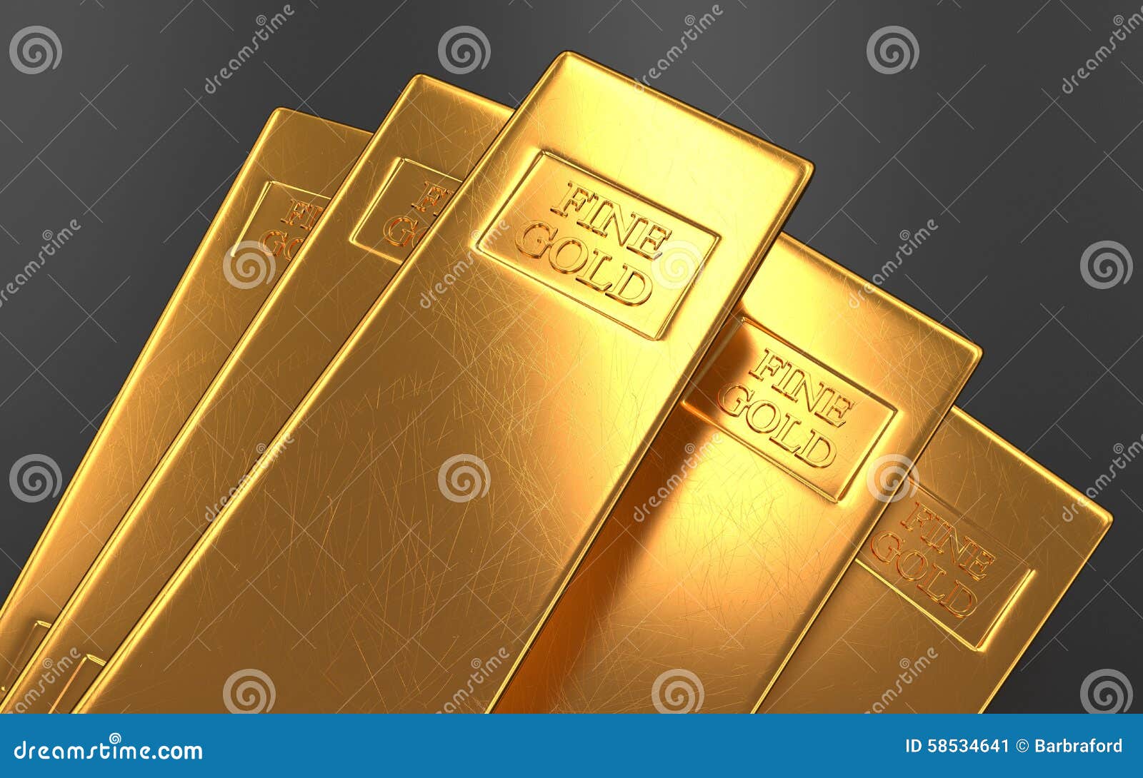 Goudstaven Op Zwarte Achtergronden Stock Afbeelding - Image of ...