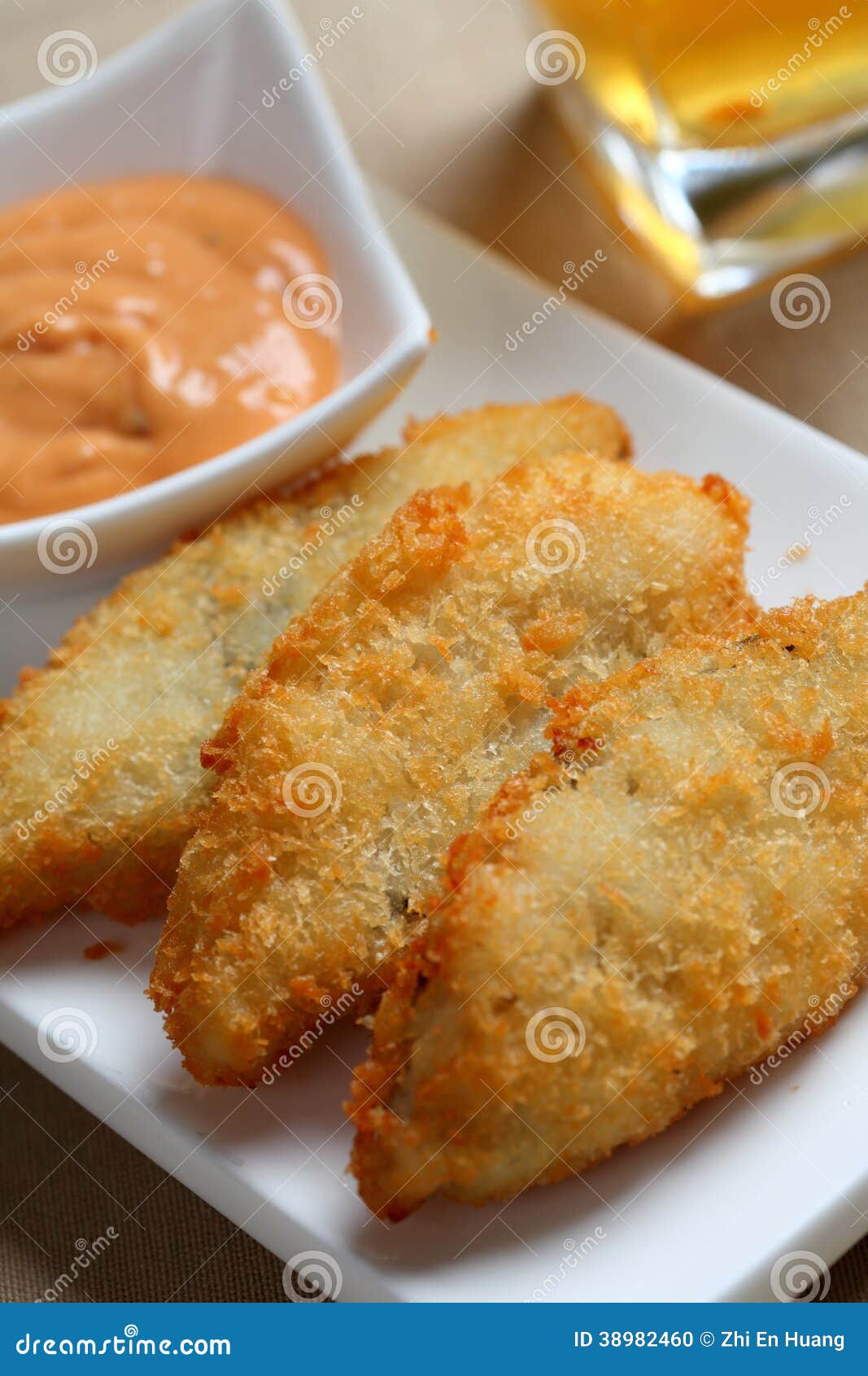 Goujons stock photo. Image of white, chinese, tablecloth - 38982460