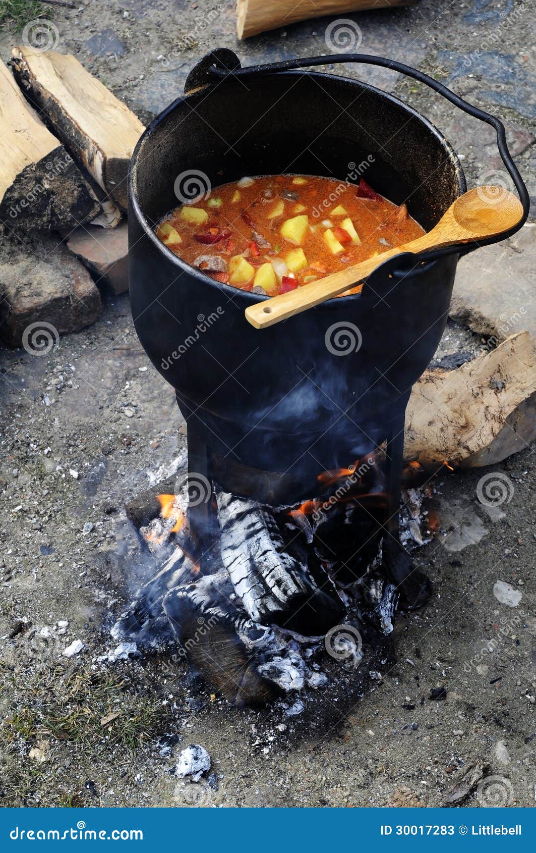 Medieval cooking stock image. Image of dinner, goulash - 30017283