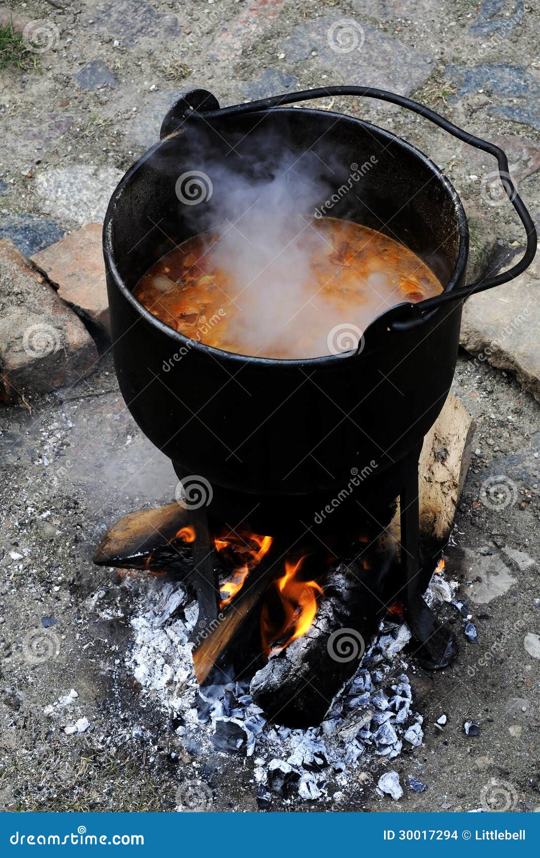 Medieval cooking stock photo. Image of heat, closeup - 30017294