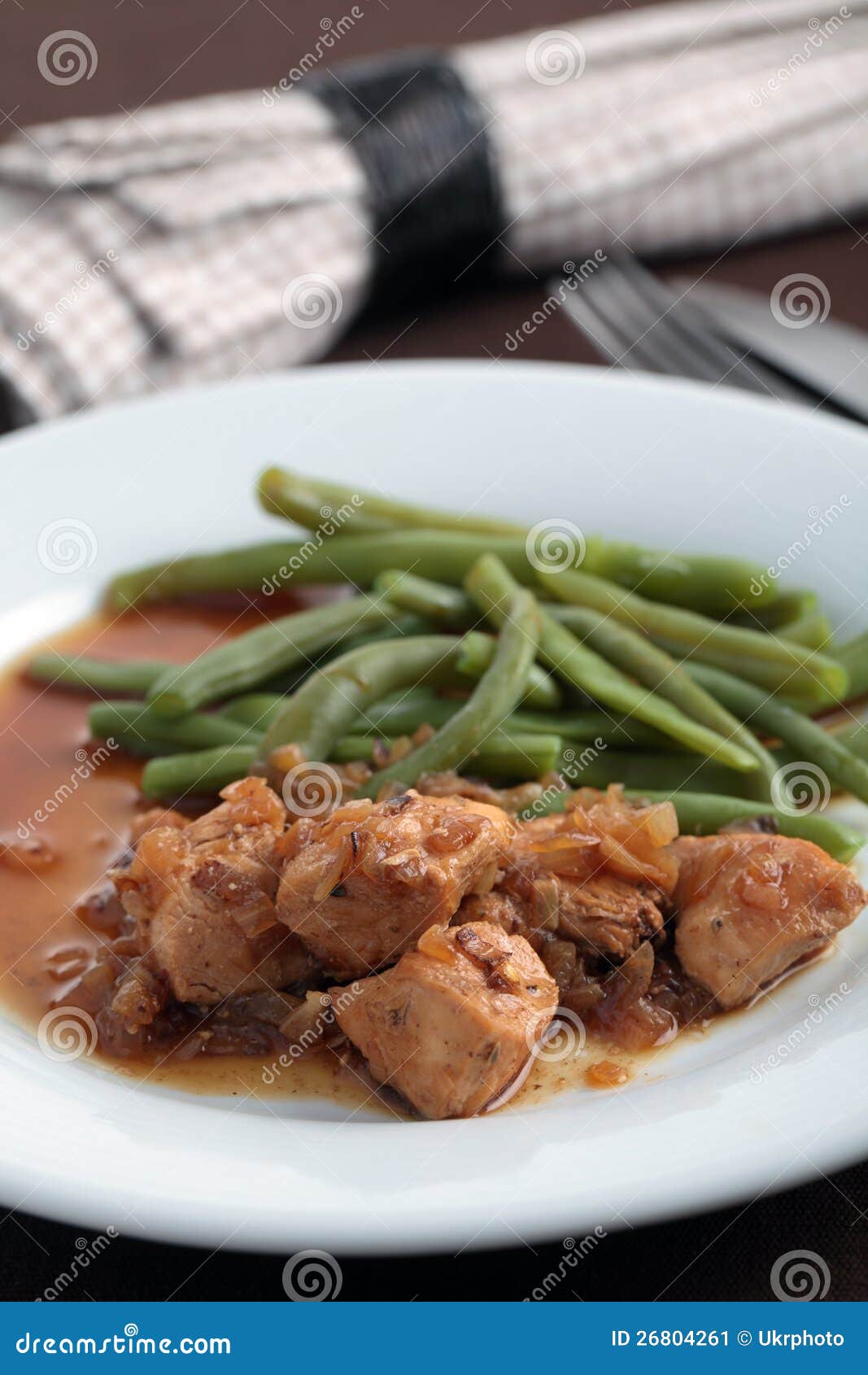Goulash with green beans stock image. Image of prepared - 26804261