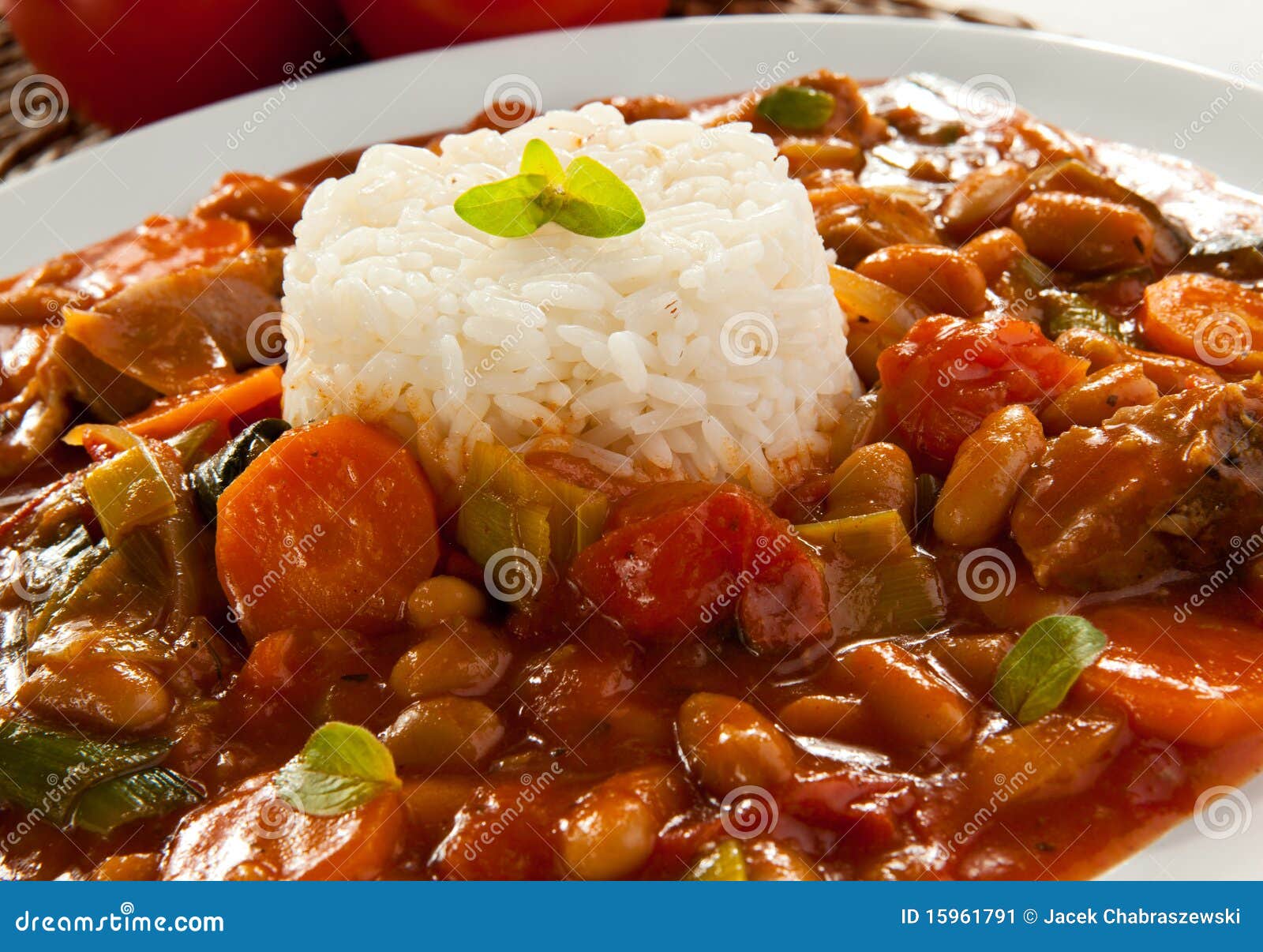 Goulash with rice stock image. Image of cooking, dish - 15961791