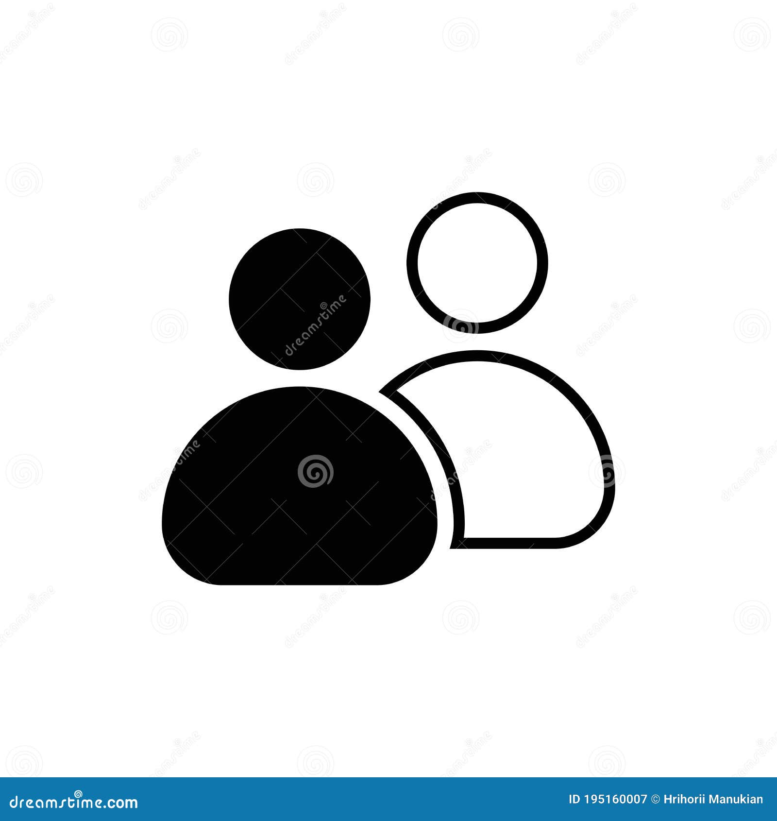 Goup People Icon. Vector Web Design Stock Vector - Illustration of ...