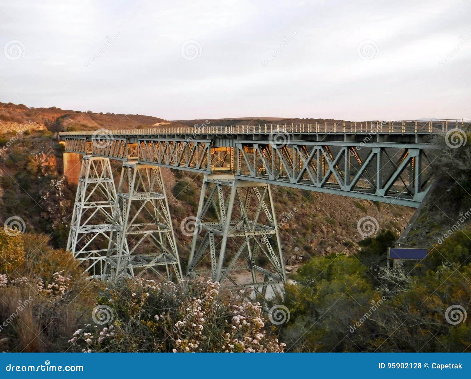 Gouritz rail bridge stock photo. Image of bridge, airfield - 95902128