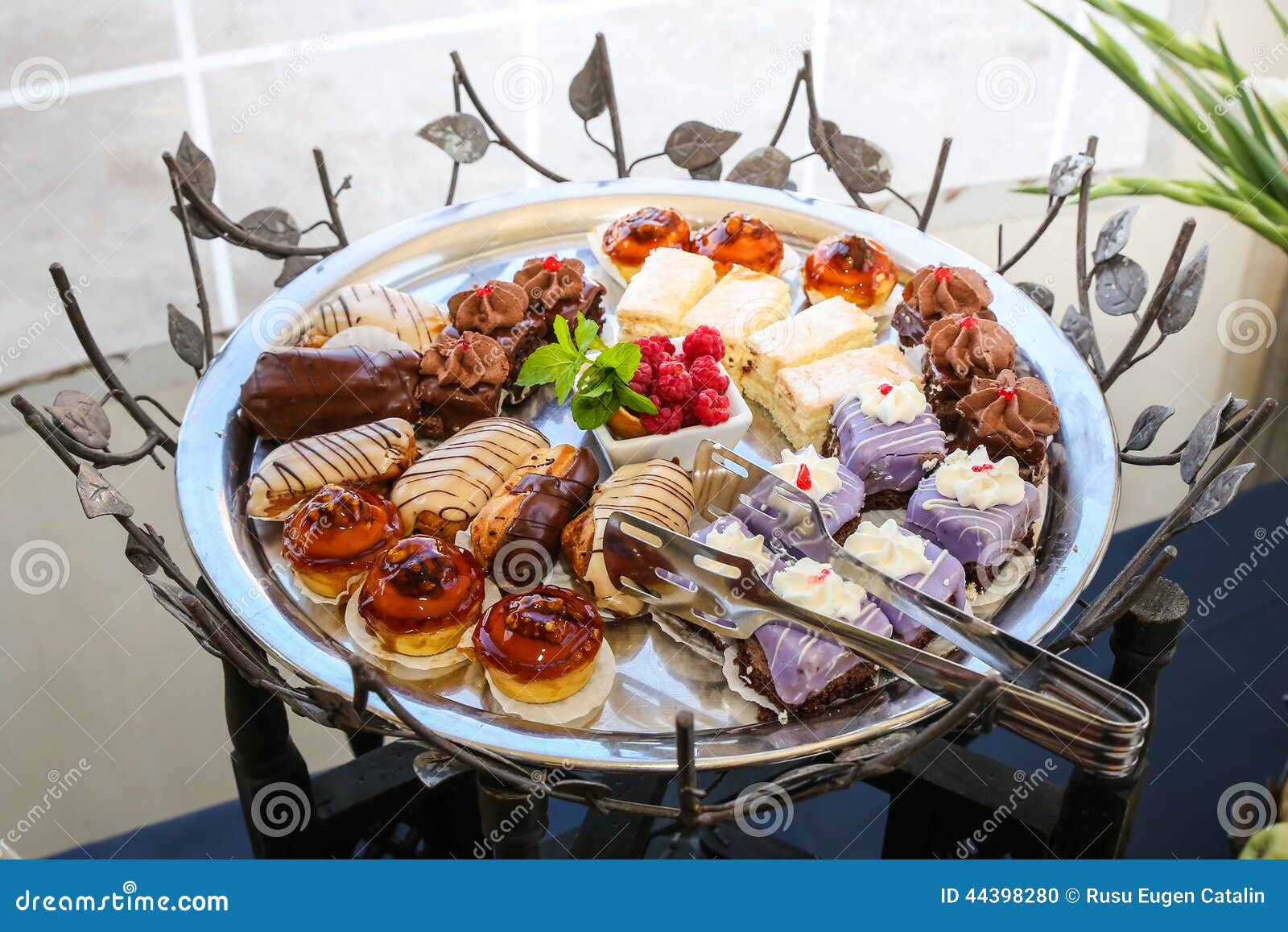 Gourmet Appetizers Cakes Sweets Stock Photo - Image of seafood, sweets ...