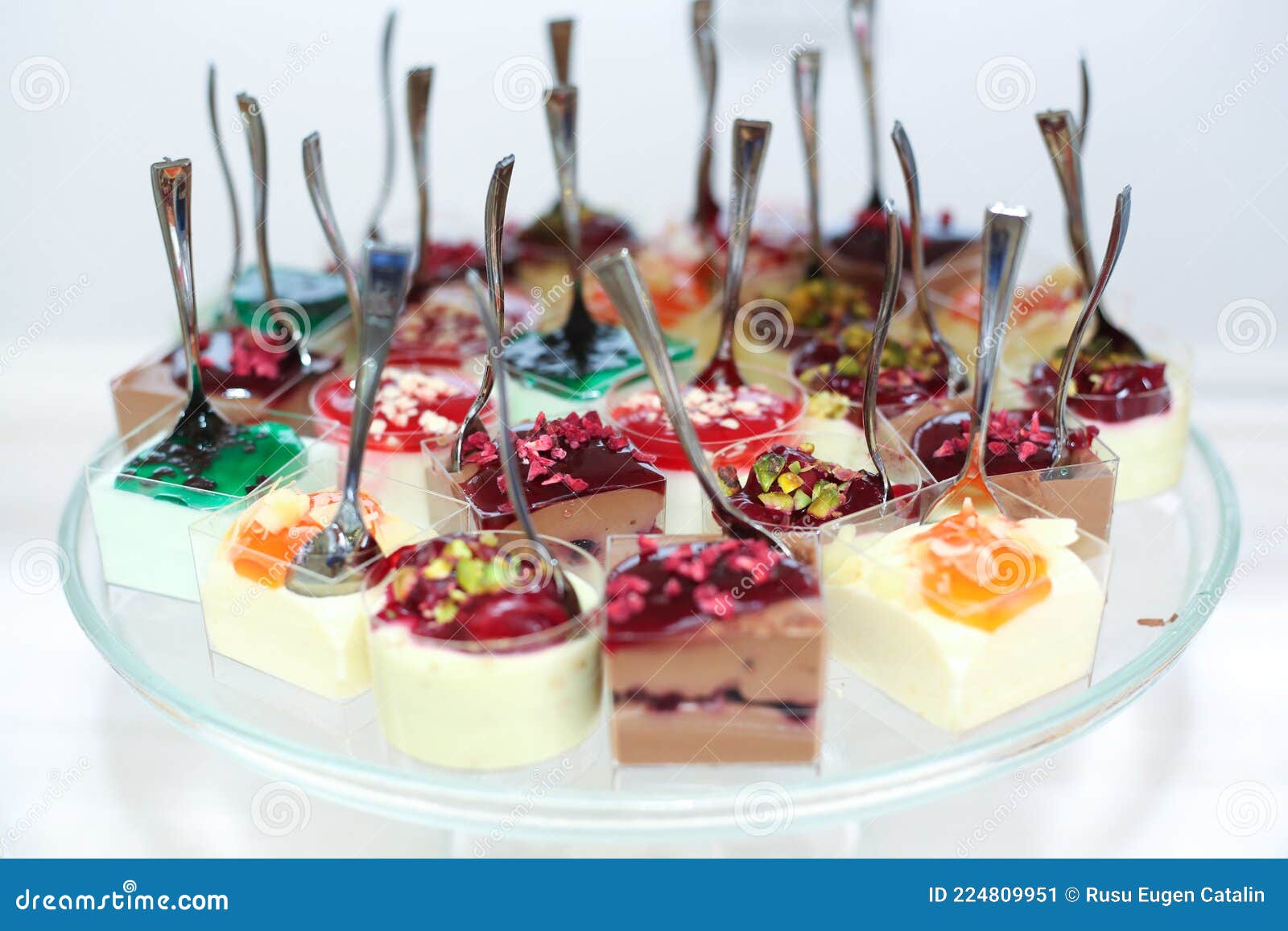 Gourmet Appetizers on the Plate Beautifully Decorated Cakes Stock Image ...