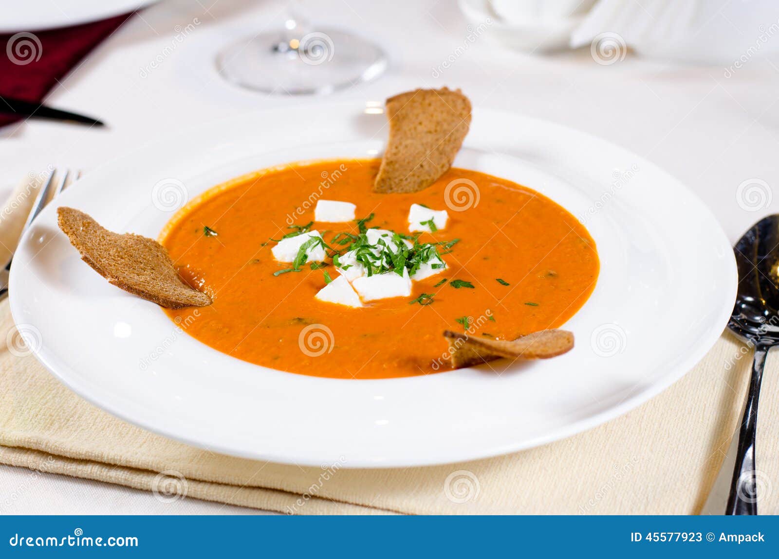 Gourmet Appetizing Food Served on the Table Stock Image - Image of main ...