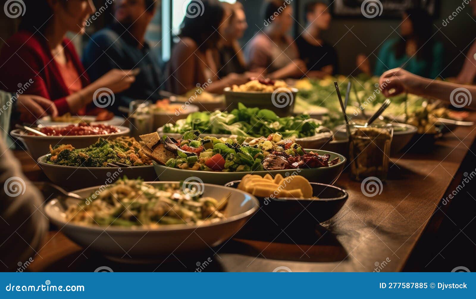 A Gourmet Buffet of Fresh, Organic Vegetarian Appetizers for Dinner ...