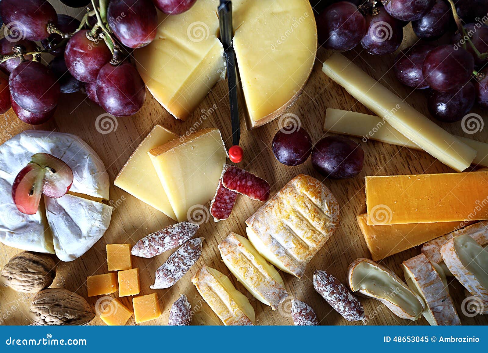 Gourmet cheeses stock image. Image of exclusive, tester - 48653045