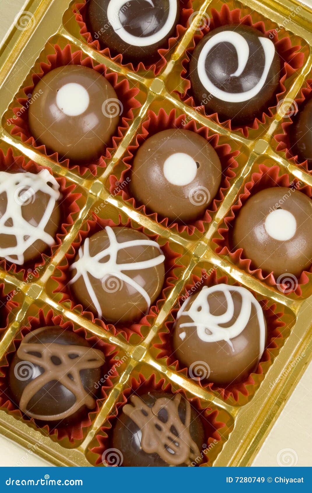 Gourmet Chocolates stock image. Image of confection, gourmet - 7280749