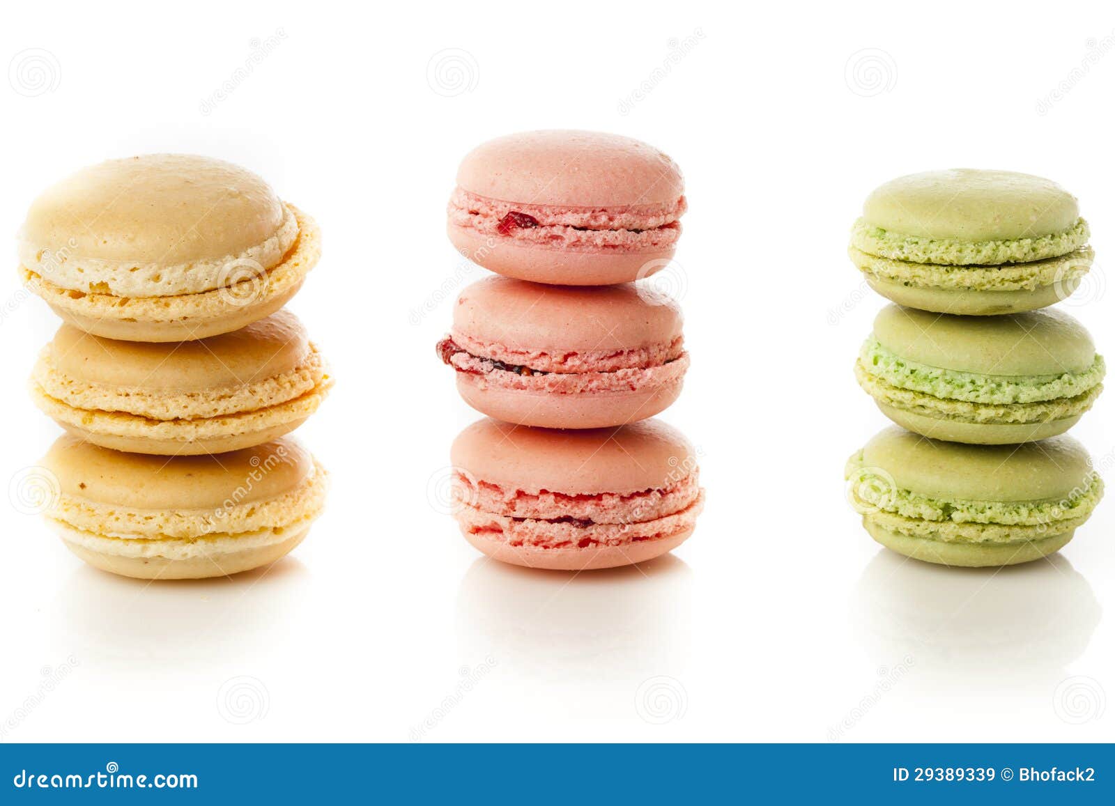 Gourmet Colored Macaroon Cookies Stock Image - Image of cream, macaroon ...