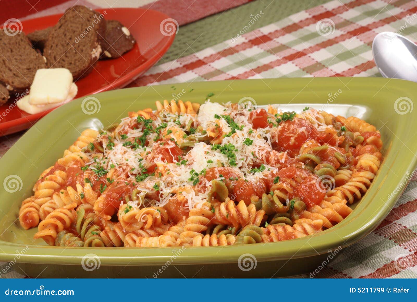 Gourmet colorful pasta stock image. Image of eating, healthy - 5211799