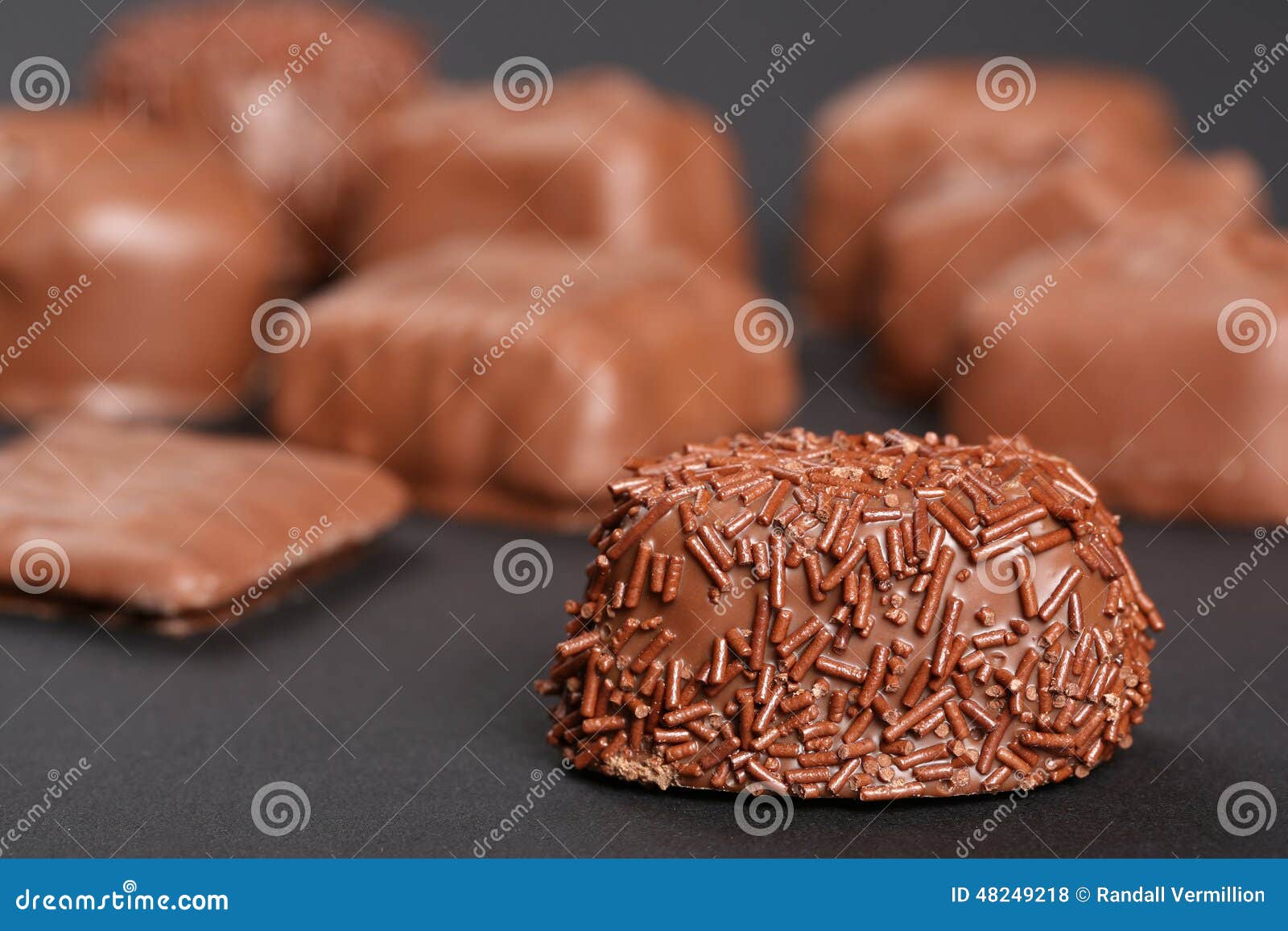 Gourmet Fancy Chocolate stock photo. Image of temptation - 48249218