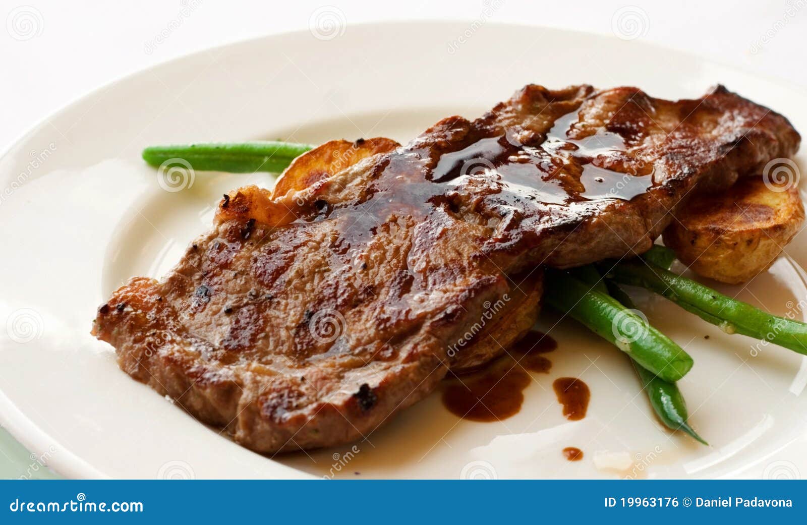Filet Mignon Grilled Juicy Cow Beef On Silver Background Stock Image ...