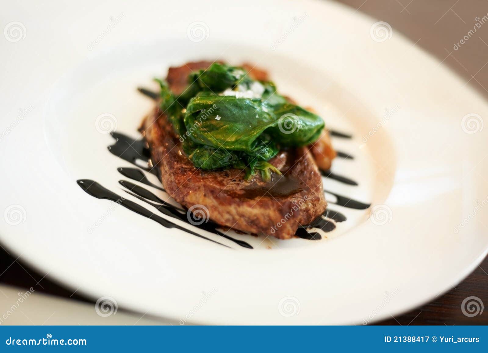 Gourmet Fillet Steak at Five Star Restaurant Stock Image - Image of ...
