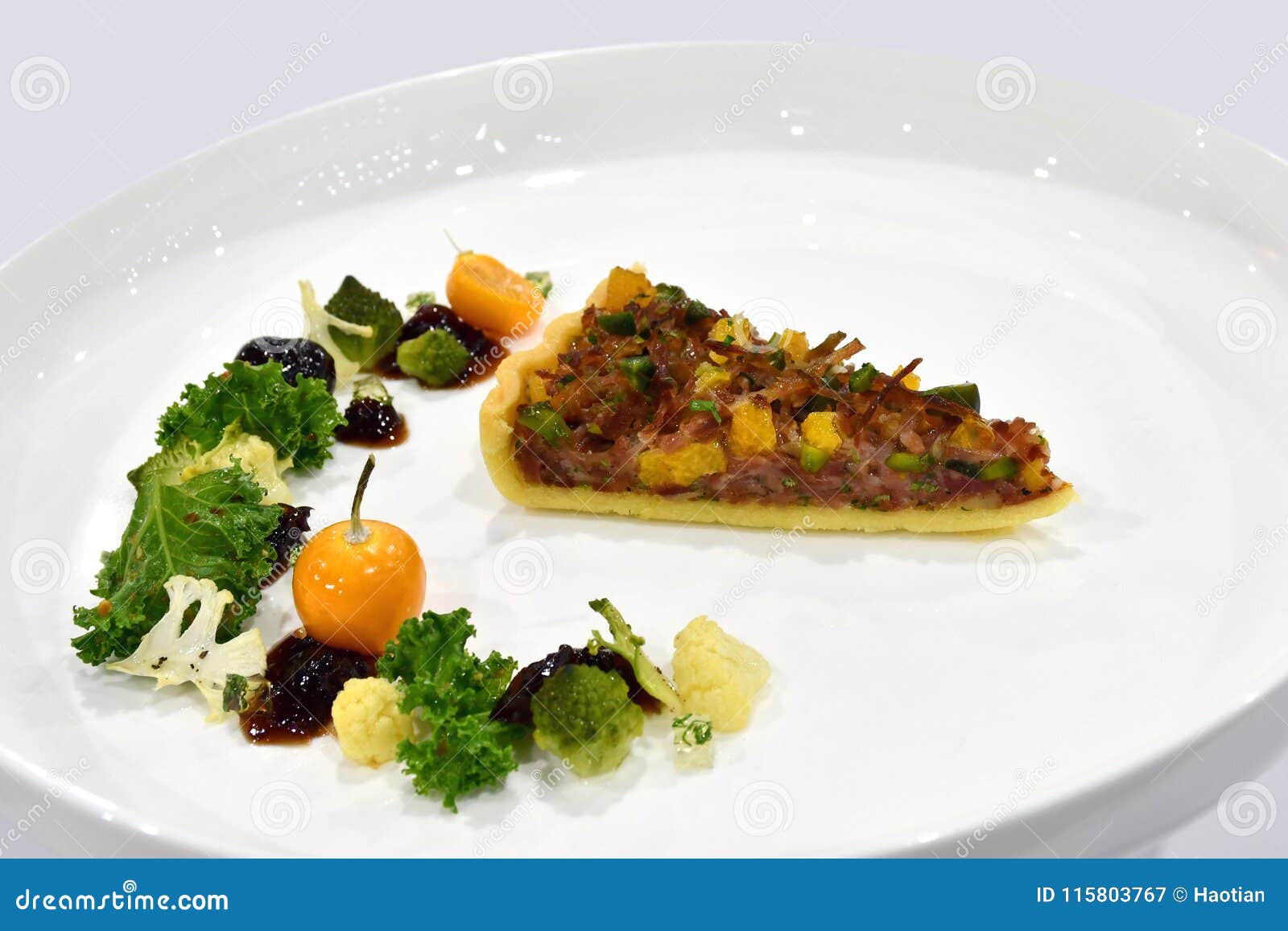 Gourmet Fine Dining Cold Display Stock Image - Image of savory ...