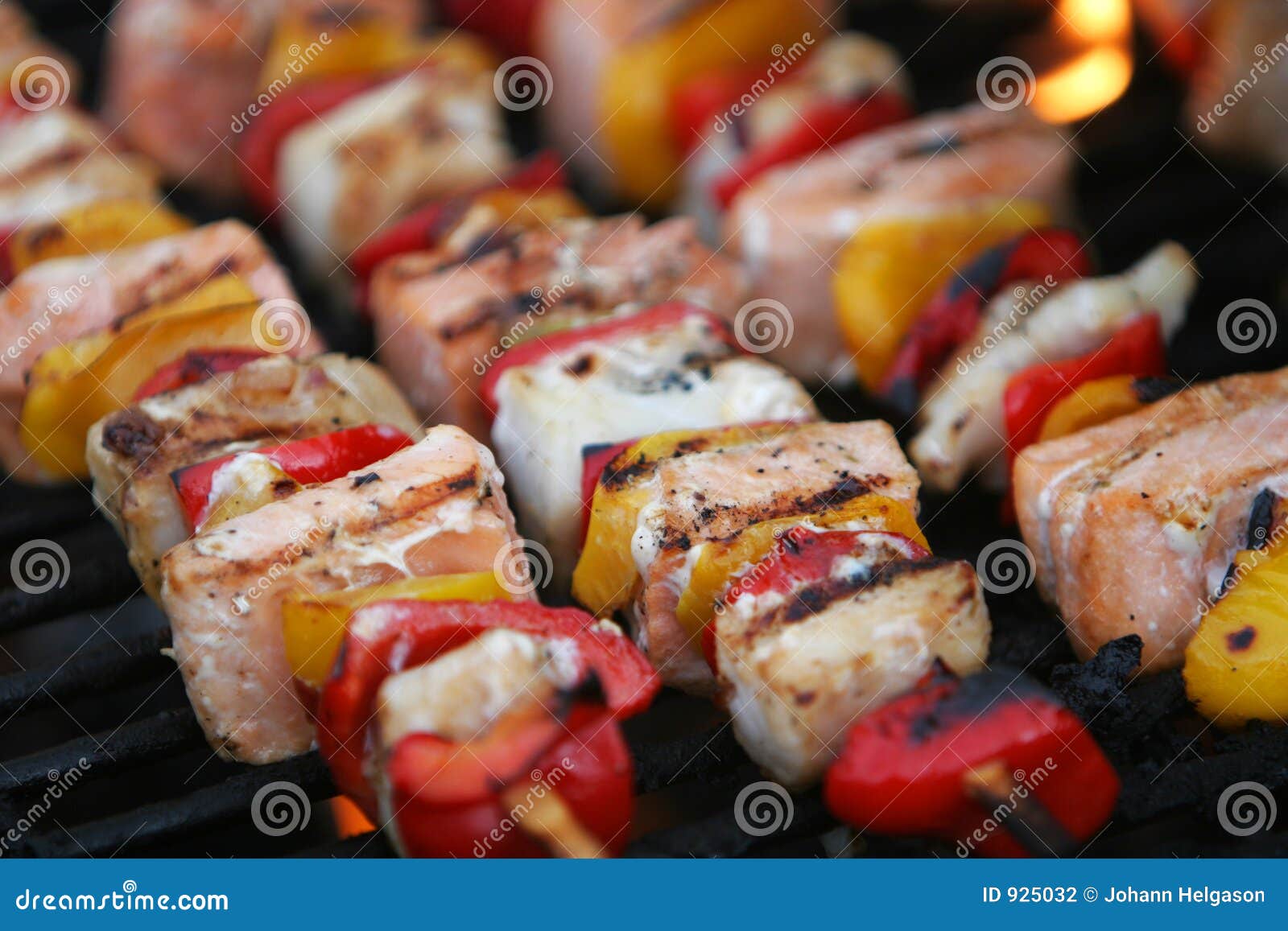 Gourmet fish grill stock photo. Image of barbecue, grilling - 925032