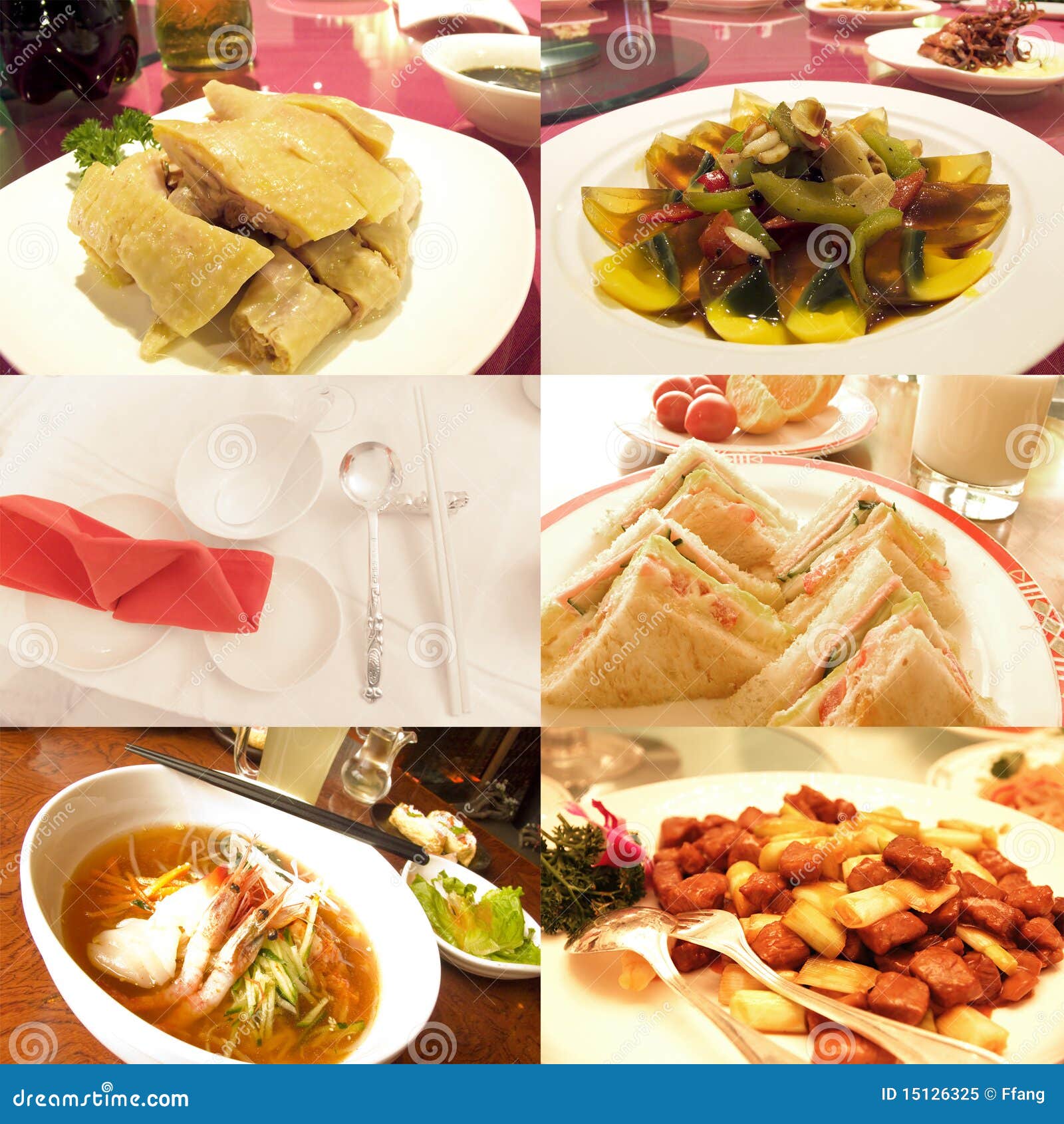 Gourmet food collage stock image. Image of food, enjoy - 15126325