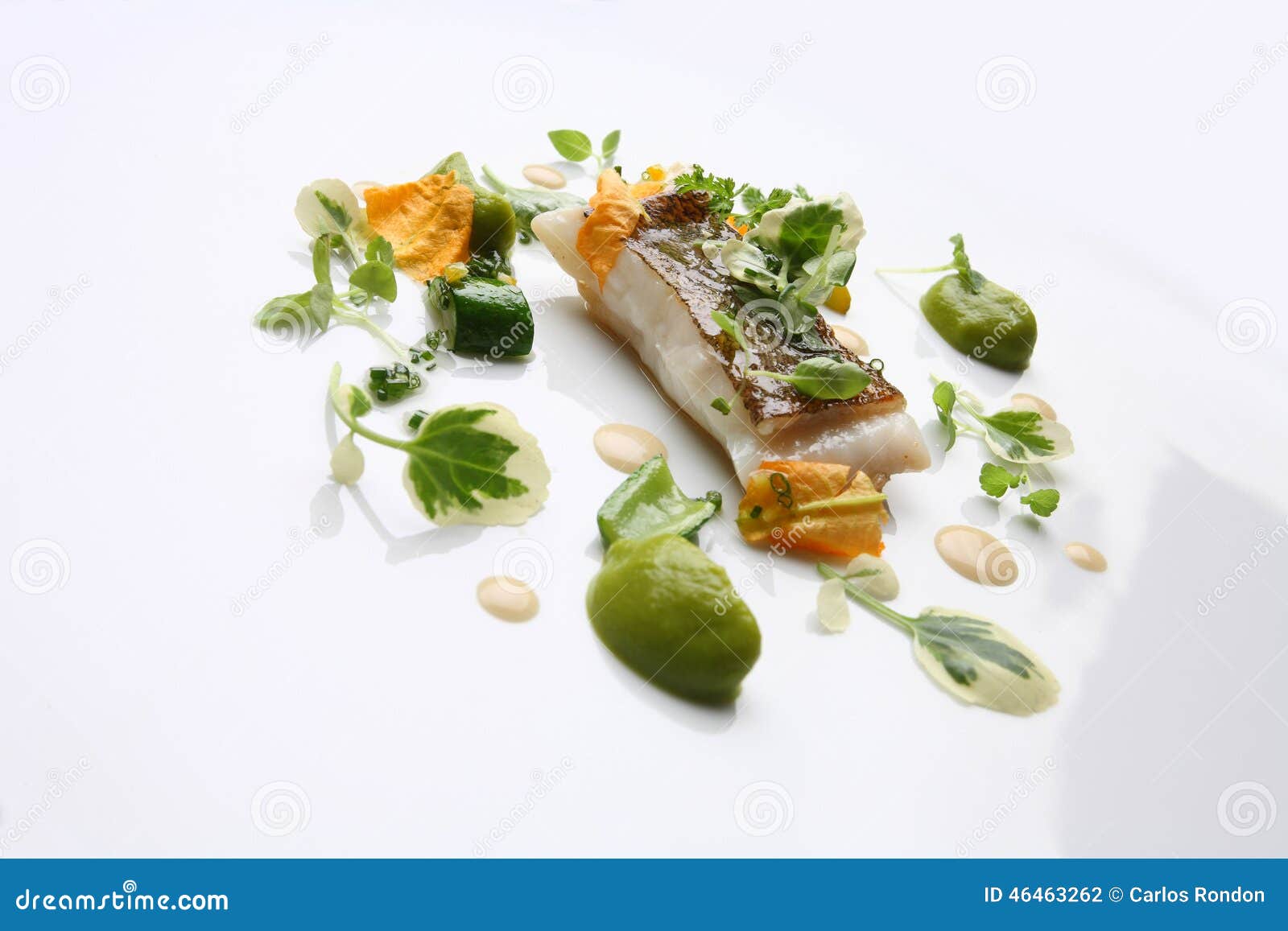 Gourmet Food Hake Vegetables Stock Photo - Image of cooking, kitchen ...